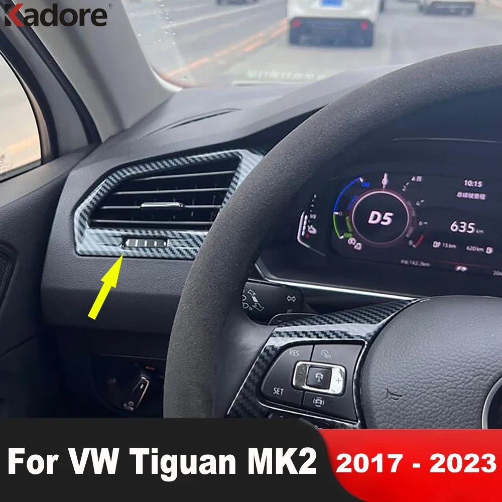 For-Volkswagen-VW-Tiguan-MK2-2017-2023-Carbon-Fiber-Car-Front-Side-Air ...