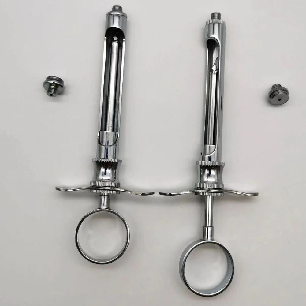 Stainless-Steel-Dental-Aspirating-Syringe-Dentist-Injector-Surgical ...