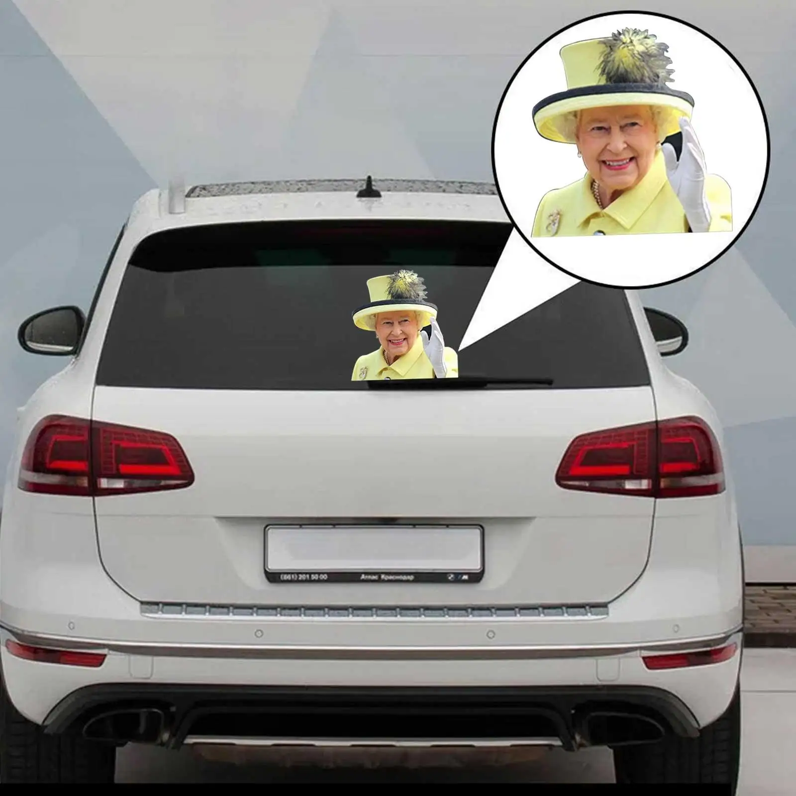 Royal Memorial Decals Queen Elizabeth Car Window Decals - 2-Pack PVC ...