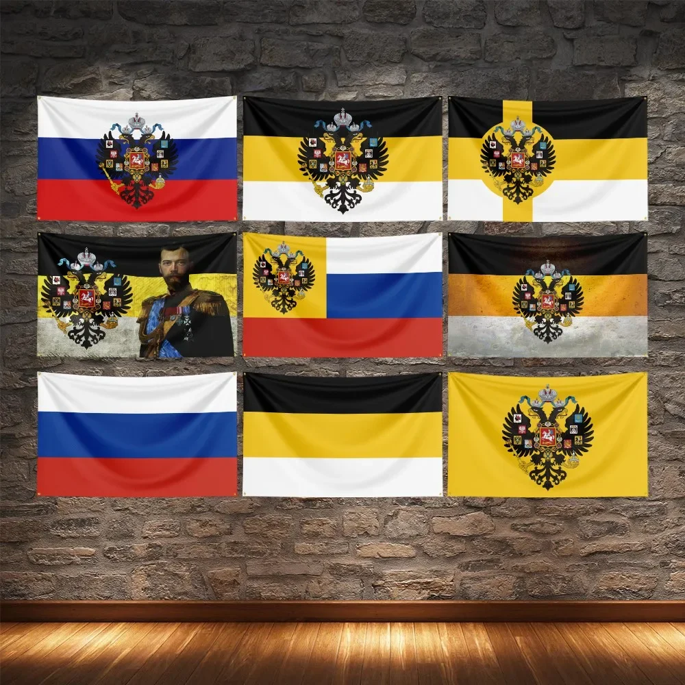 Russian Empire Flag Polyester Digital Printing Patriotism Banner ...