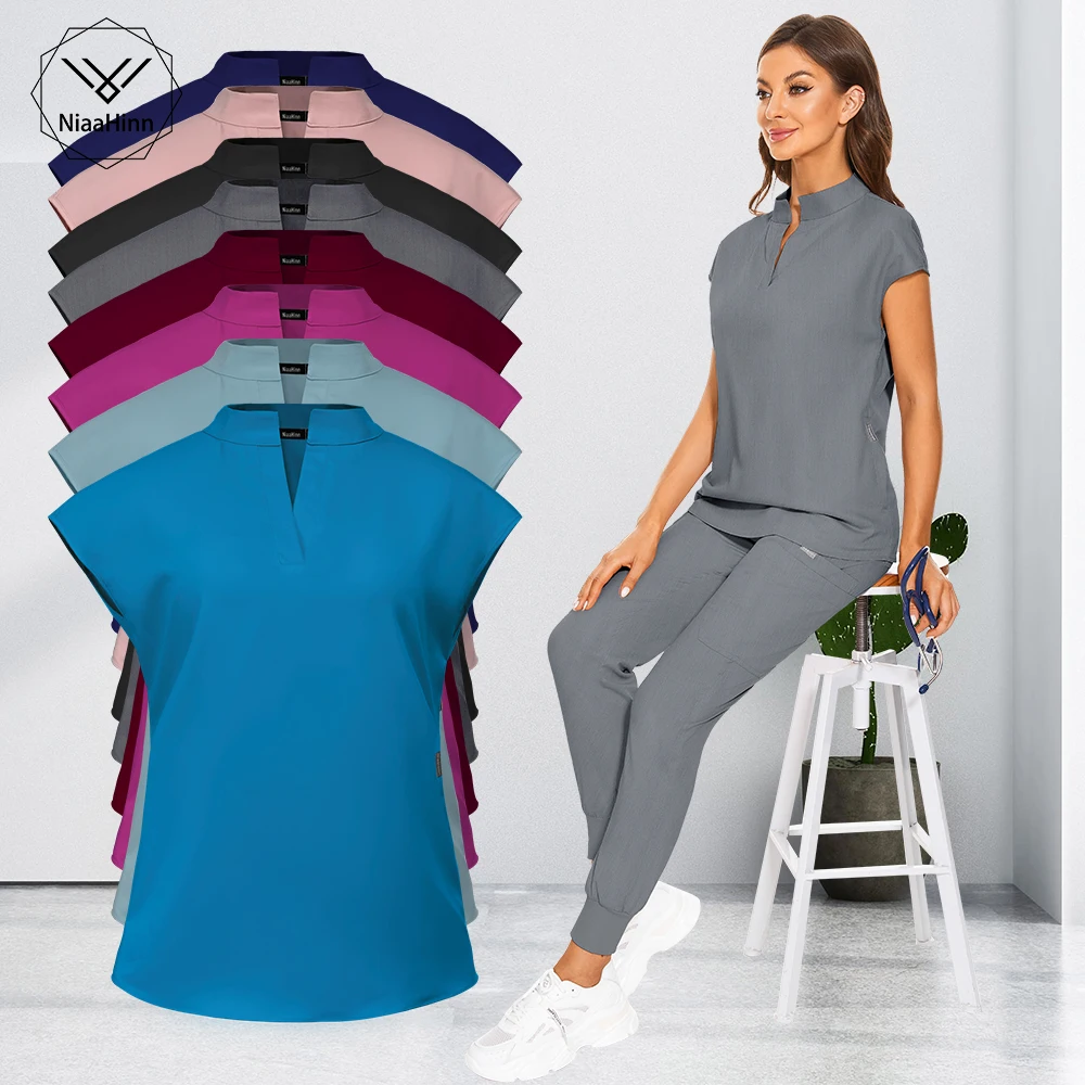Surgical-Uniforms-Woman-Scrubs-Uniform-Dental-Laboratory-Veterinary ...