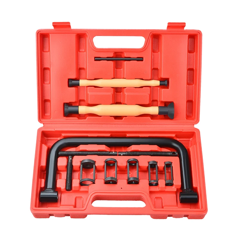 12Pcs Valve Spring Compressor with Valve Hand Lapper Grinding Tool ...