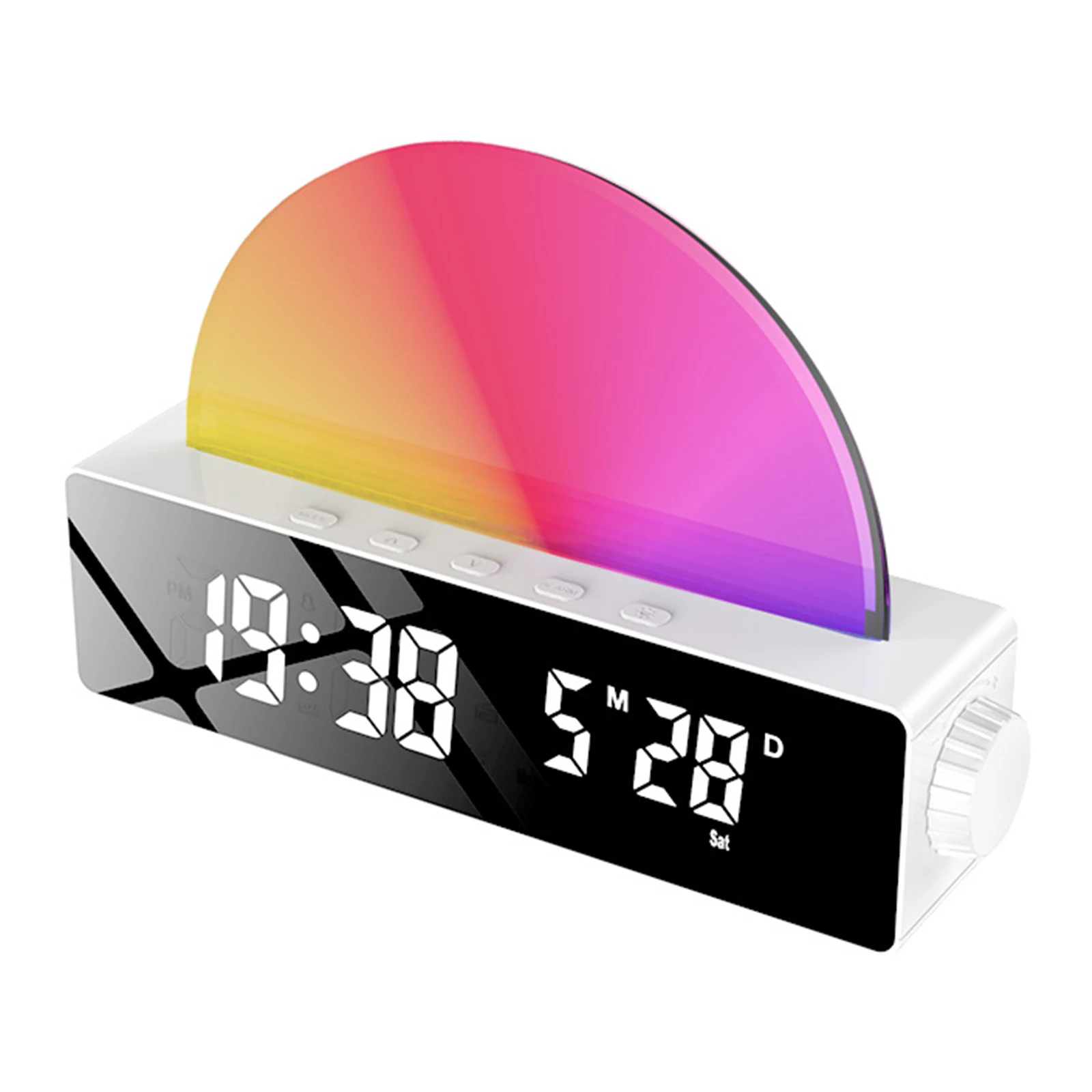 Multifunctional-Sunrise-Wake-up-Alarm-Clock-Simulated-Sunrise-Dynamic ...