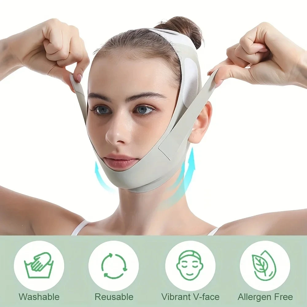 Elastic-Face-Slimming-Bandage-V-Shaper-Women-Chin-Cheek-Lift-Up-Belt ...