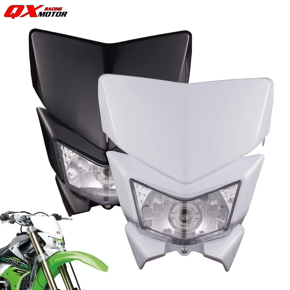 Motorcycle-Headlight-Headlamp-Head-Light-For-KX-KLX-CR-CRF-YZF-WR-F-R ...
