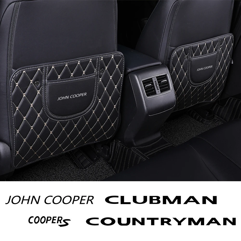 Car-Anti-Kick-Mat-Seat-Back-Pad-Auto-Accessories-For-Mini-John-Cooper ...