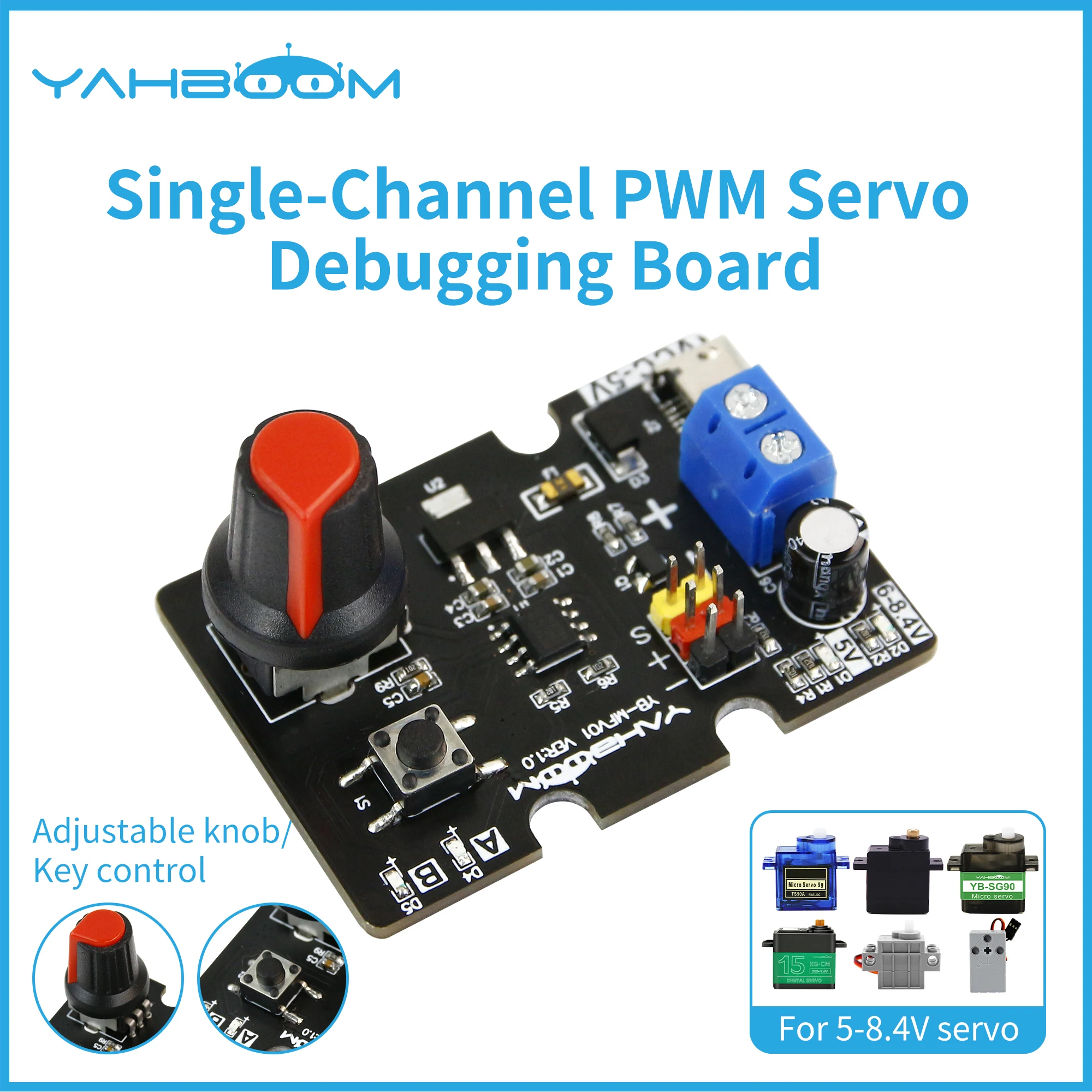 Single Channel Pwm Servo | Debugging Board | Raspberry | Diy Pwm ...
