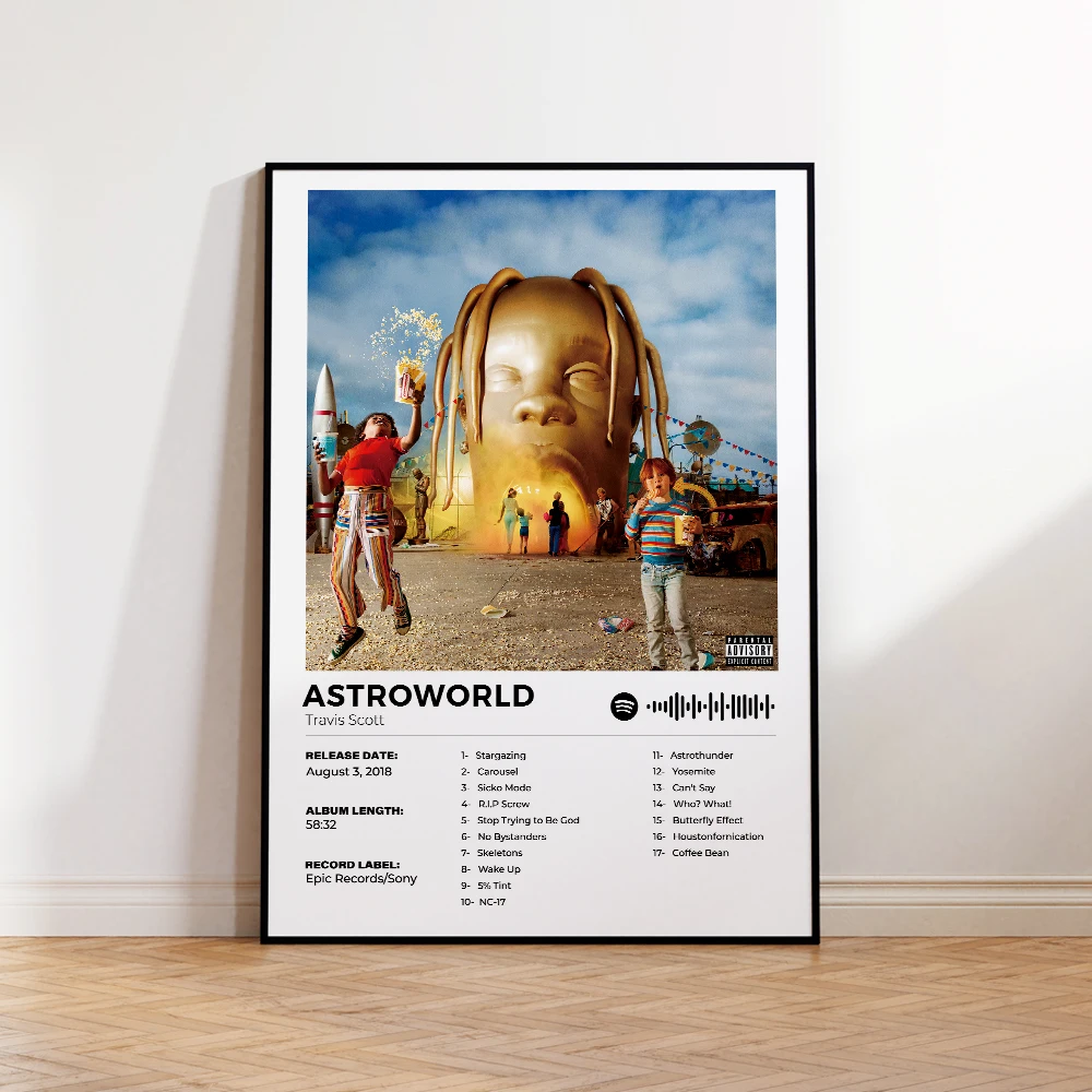 Travis Scott Cover Art Art] Travis Scott Astroworld (alternate Cover