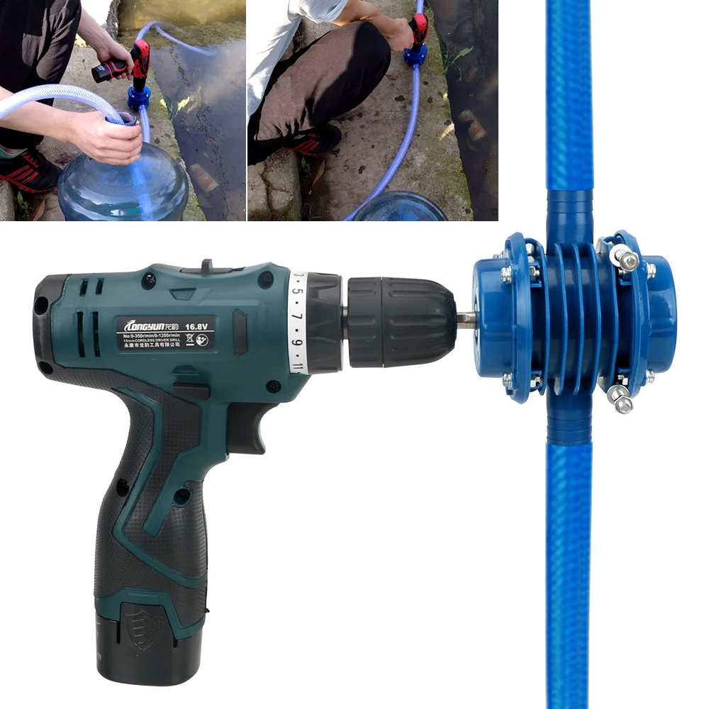 Mini-No-Power-Required-Heavy-Duty-Self-Priming-Hand-Electric-Drill ...