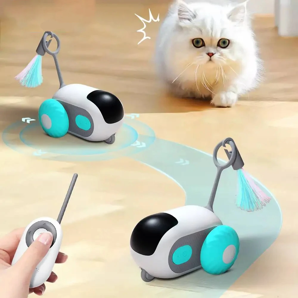 Remote-Controlled-Smart-Cat-Toy-2-Modes-Automatic-Moving-Toy-Car-for ...