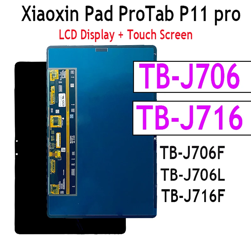 Original AMOLED For Lenovo Tab P11 Pro TB-J706 J706F J716F J716 LCD ...