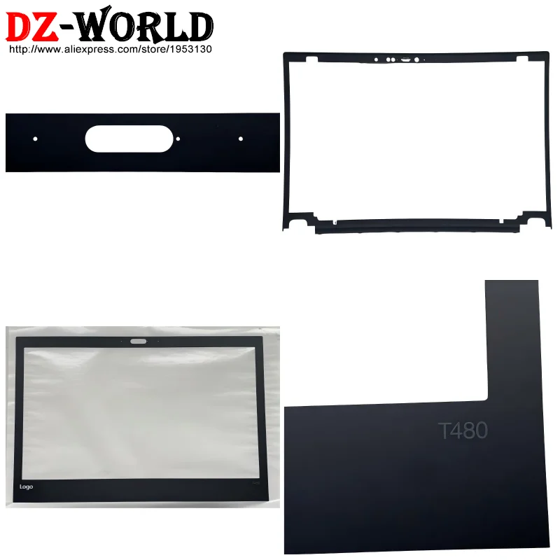 LCD BEZEL สติกเกอร์หน้าจอกรอบด้านหน้าสําหรับ Lenovo ThinkPad T480 A485 ...