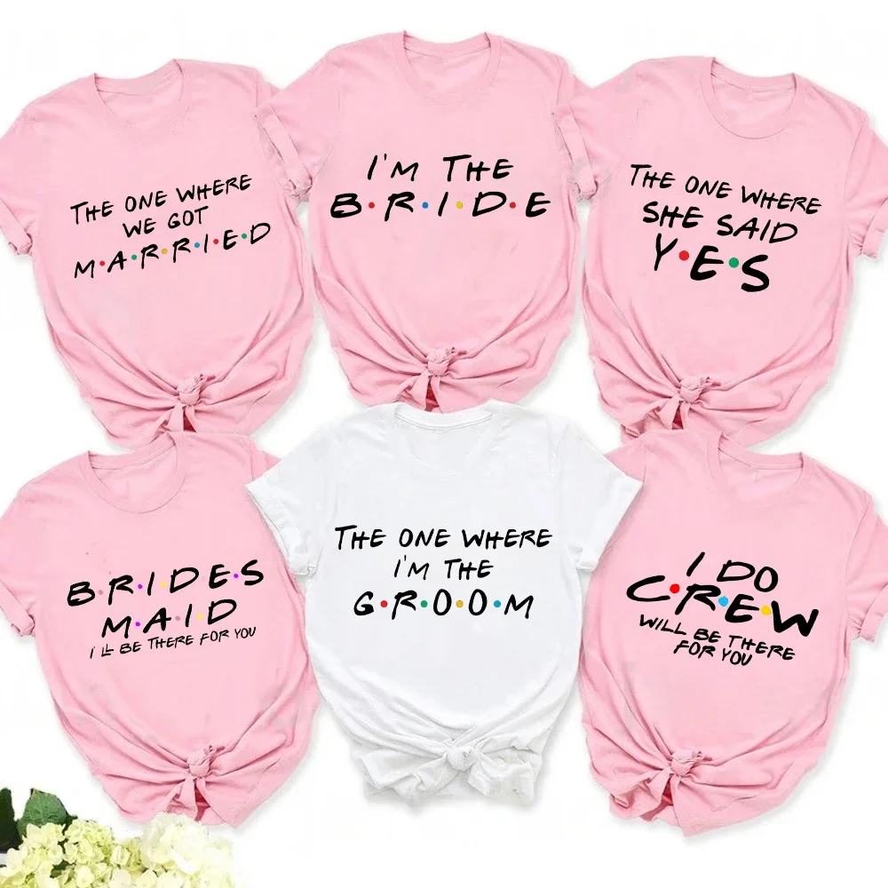 Bridesmaid-Team-Bride-Tops-I-Do-Crew-Graphic-T-shirt-Bridal-Shower ...