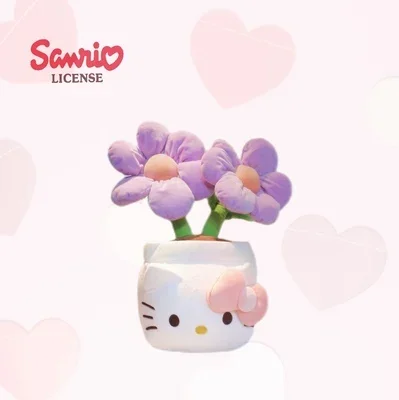 Planta en maceta de peluche de Hello Kitty de Sanrio, adorable Katie ...