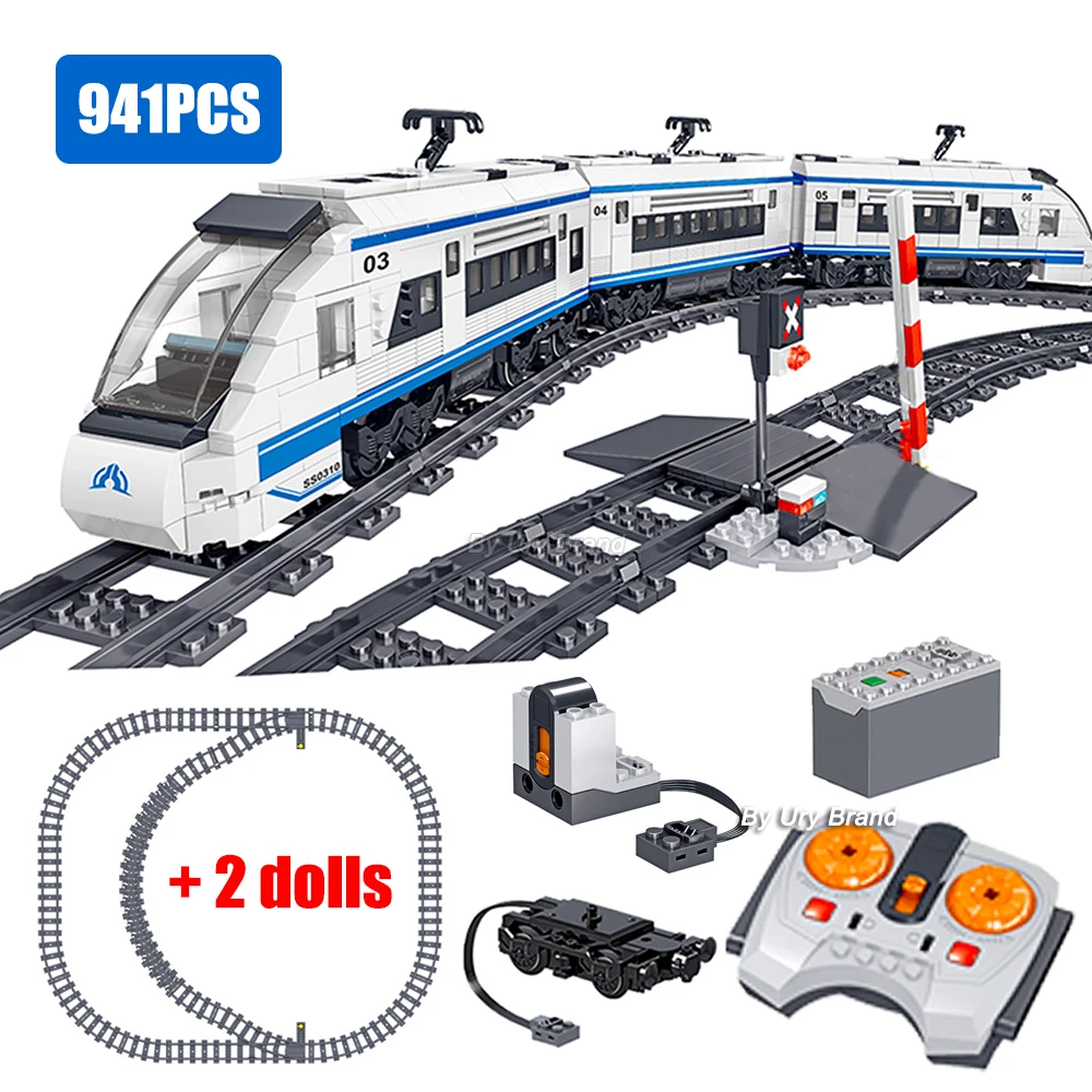 941PCS-Technical-RC-High-Speed-Train-Model-Electric-Power-Battery-Motor ...