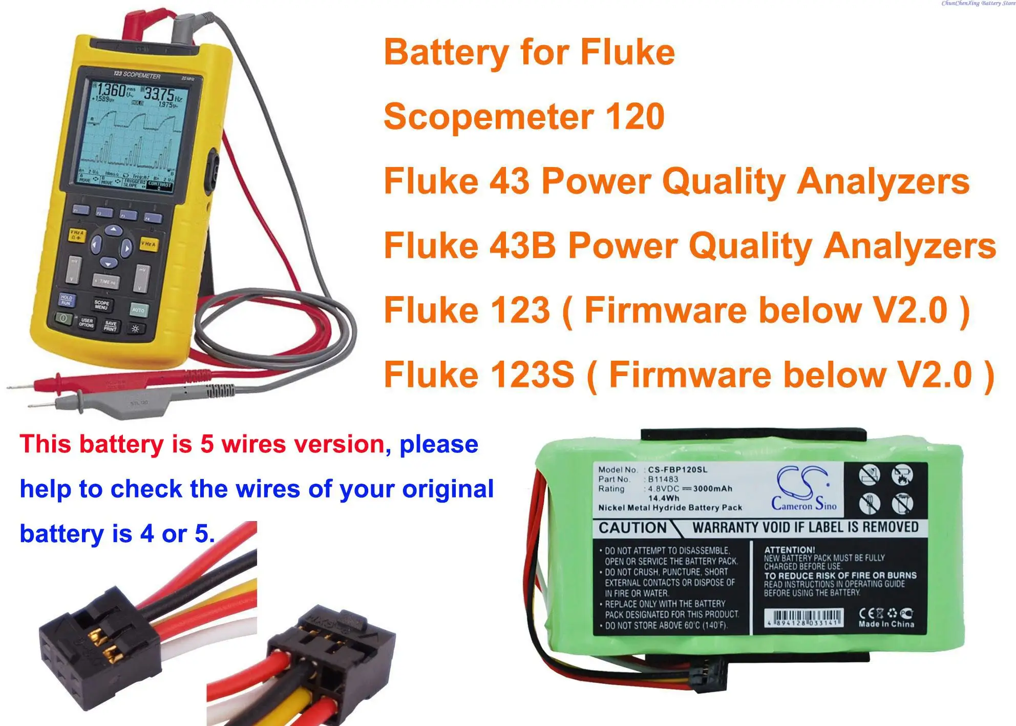 CS-3000mAh-Battery-for-Fluke-123-123S-Firmware-below-V2-43-Power ...
