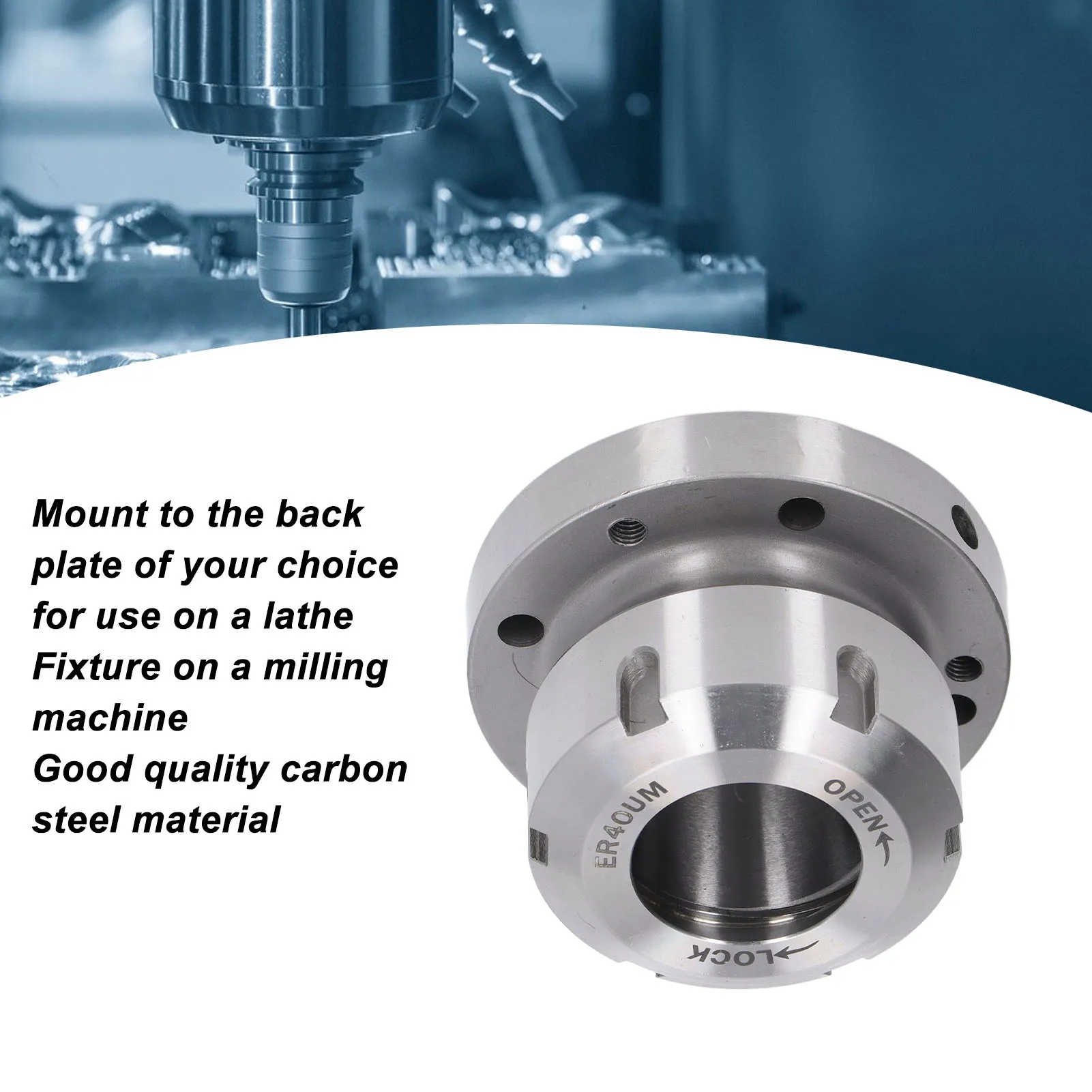 Clamping Collet Chuck Compact Replacement for CNC Milling Machine Lathe ...
