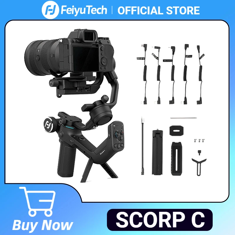 FeiyuTech-Official-SCORP-C-Camera-Stabilizer-3-Axis-Gimbal-Gimbal-Cell ...