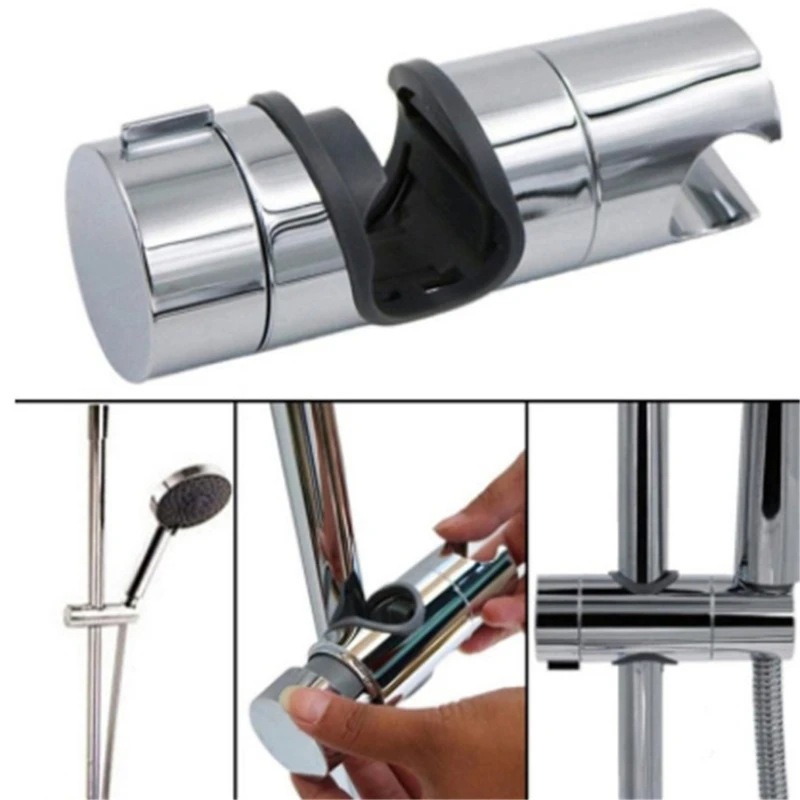 Replacement-Hand-Shower-Bracket-for-Slide-Bar-Adjustable-Chrome-Plated ...