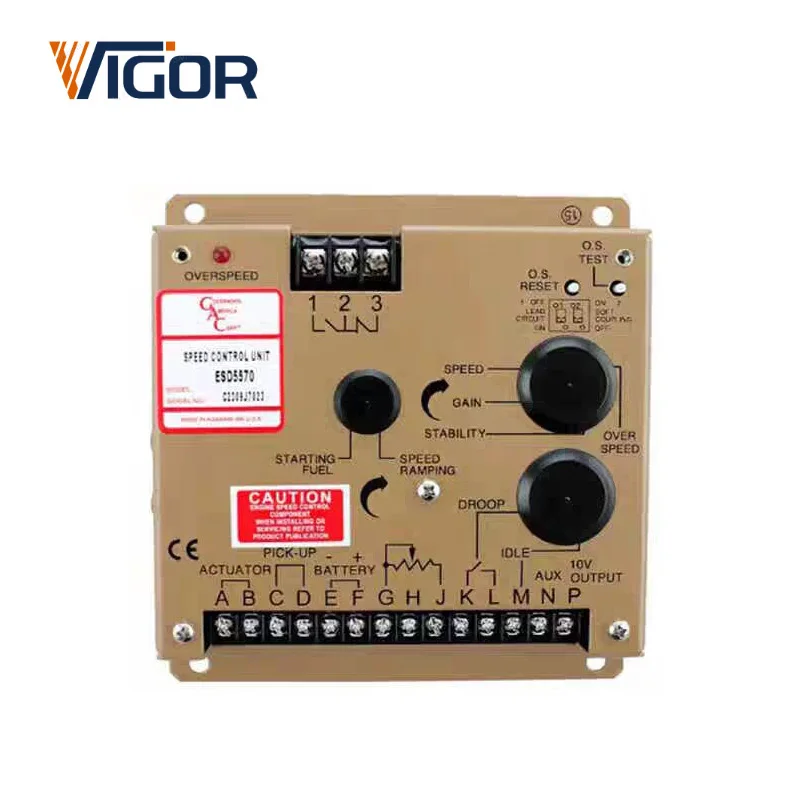 Original-ESD5570-Diesel-generator-set-controller-ESD5570-Series-Isochronous-Variable-Speed-Droop ...