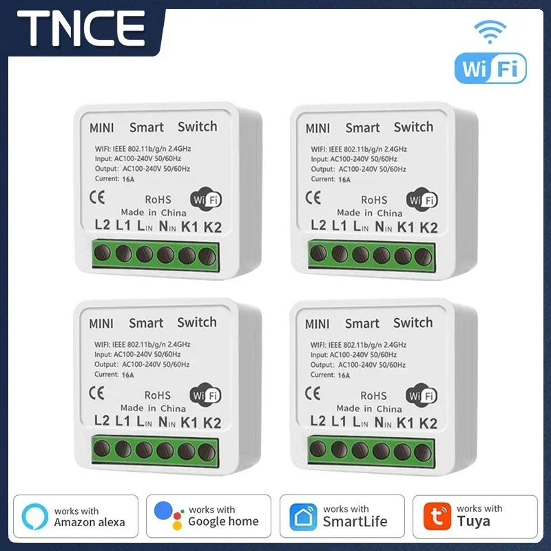 TNCE-16A-Tuya-WiFi-DIY-Smart-Switch-2-Way-Control-Mini-Smart-Breaker ...