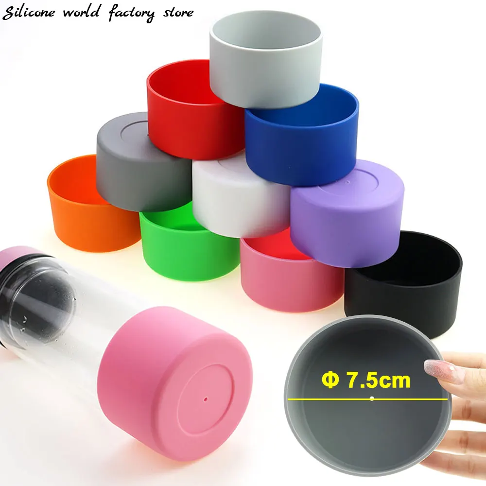 75MM-Silicone-Cup-Bottom-Cover-7-5CM-Anti-Slip-Bottom-Ring-Coaster ...