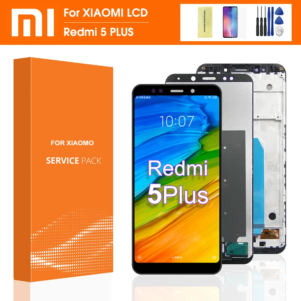 Original For Xiaomi Redmi 5 Plus Lcd Display Touch Screen For Redmi 5 ...