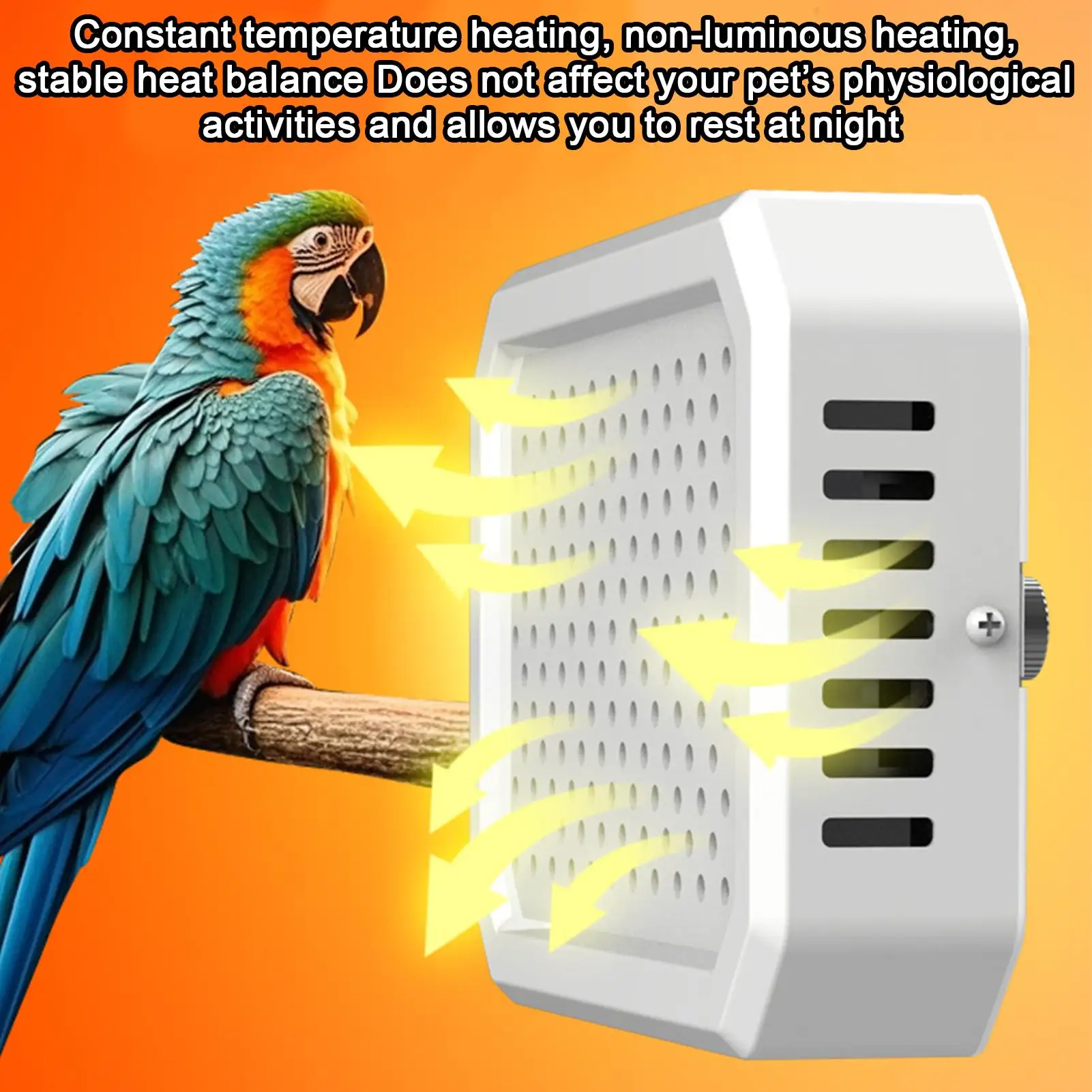 Bird Cage Heater Warm Intelligent Safe Heating Bird Accessories Cage ...
