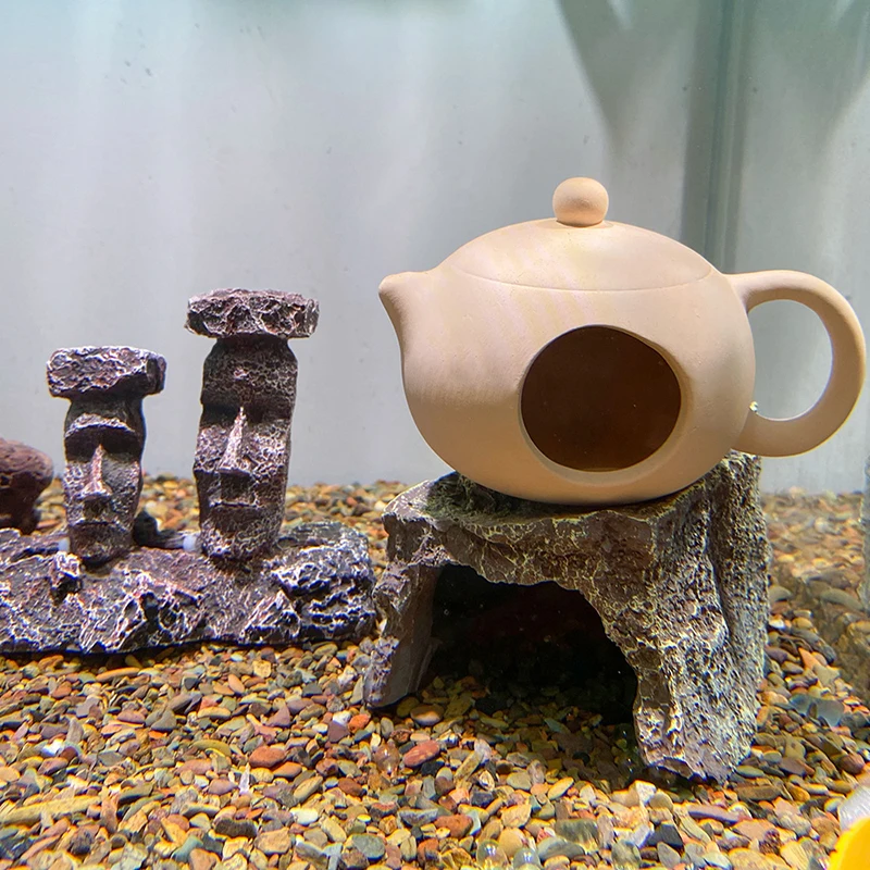 Creative-Clay-Aquarium-Decoration-Cartoon-Ceramics-Fish-Tank ...