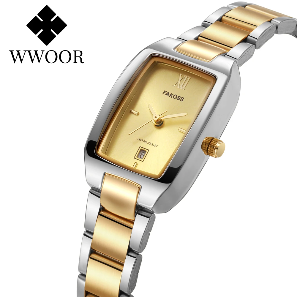 WWOOR-Rel-gio-feminino-imperme-vel-de-a-o-inoxid-vel-quartzo-quadrado ...
