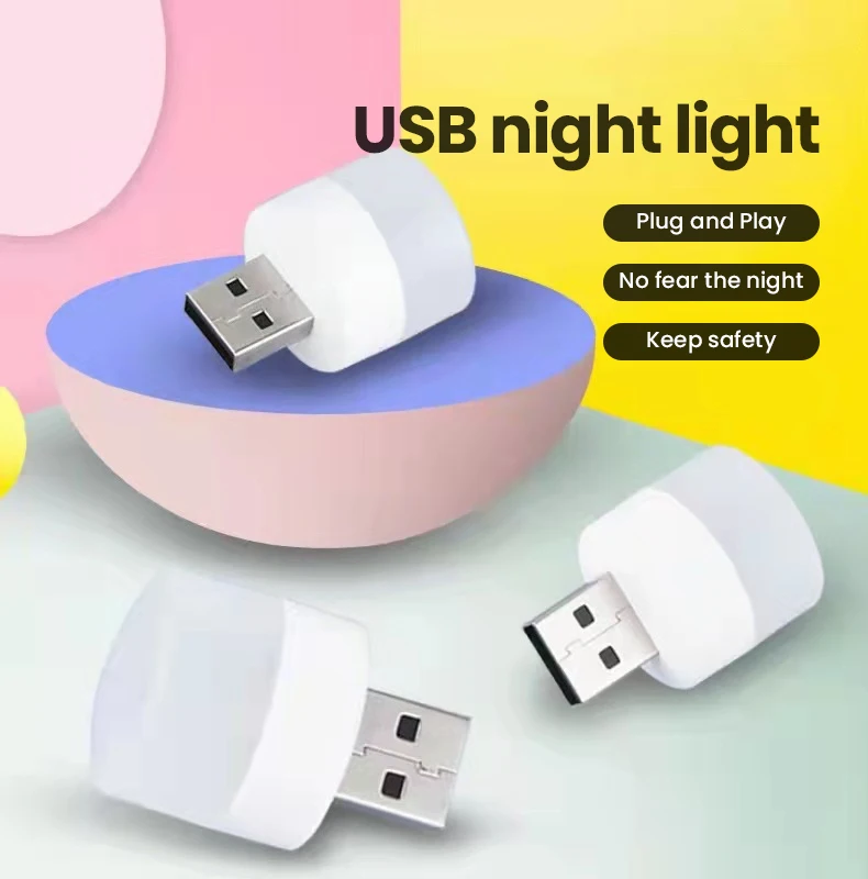 Mini-LED-Night-Light-USB-Plug-And-Play-0-3W-Two-Color-Optional-With ...