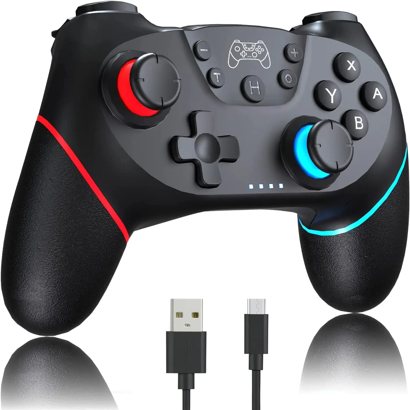 Switch Controller,Wireless Pro Controller Gamepad compatível com ...