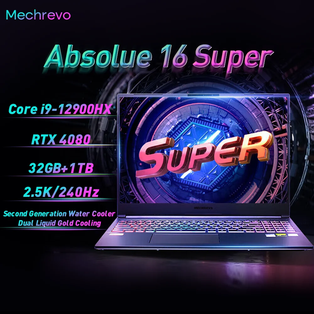 Mechrevo 16 Super Gaming Laptop Intel Core i9-12900HX,RTX 2,5 WLAN 6 ...