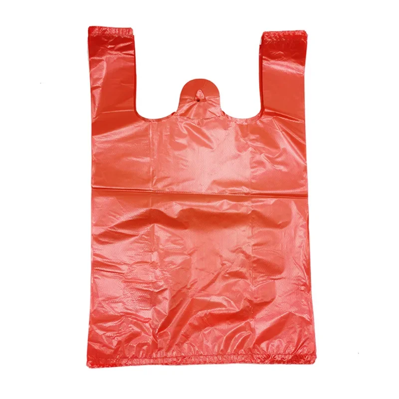 Sac-en-Plastique-Rouge-pais-avec-Poign-e-Rangement-de-Cuisine-Sac ...