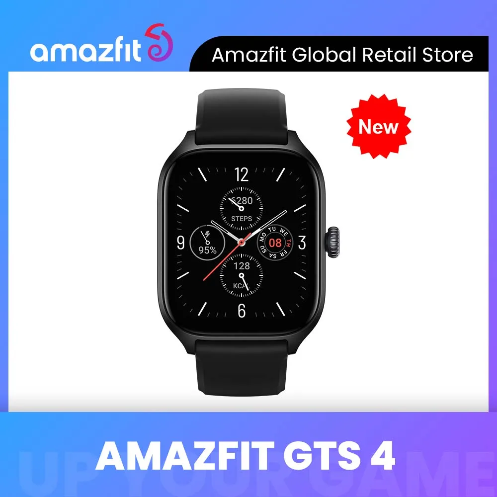 [세계 초연] Amazfit GTS 4 GTS4 Smartwatch 150 스포츠 모드 스마트 워치 Alexa 내장 Zepp ...