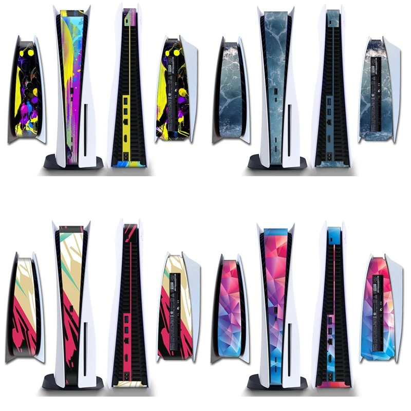 Middle Stickers Skin For Ps5 Disc Version Game Console Protective Shell ...