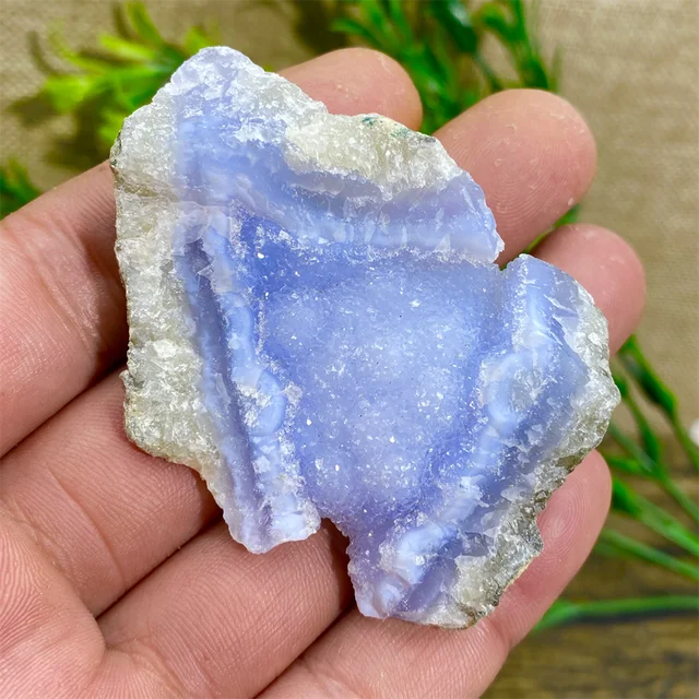 Blue Agate Gemstone