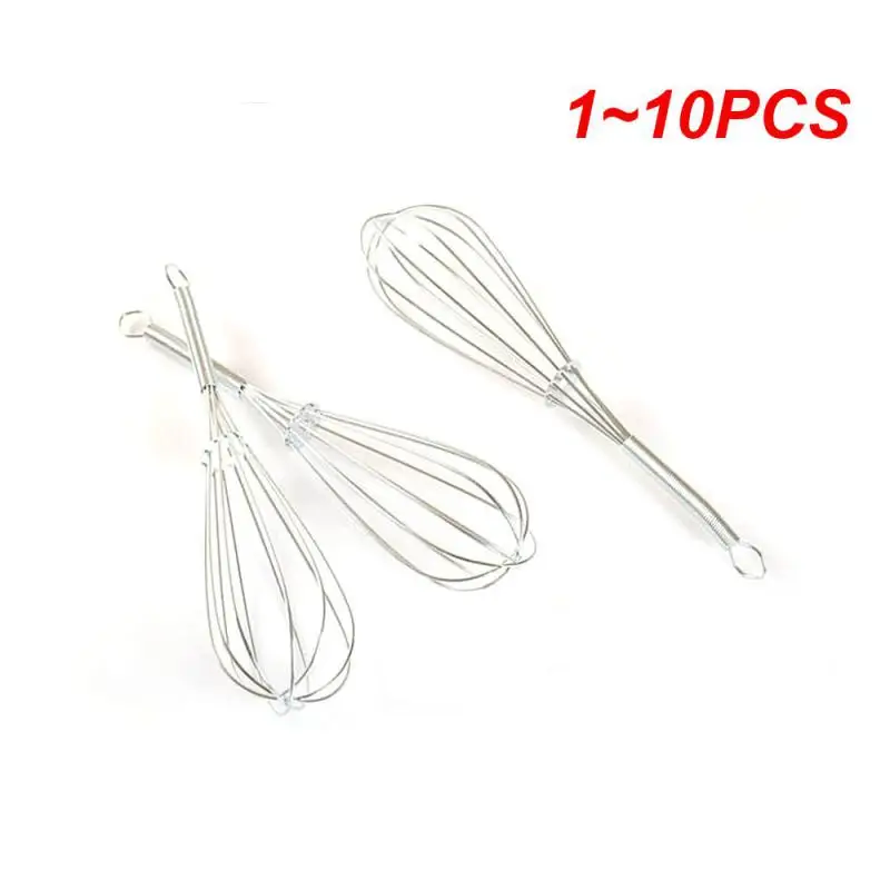 1-10PCS-18cm-Egg-Stirring-304-Stainless-Steel-Wire-Whisk-Manual-Egg ...