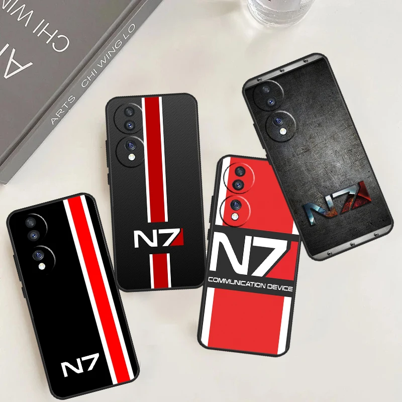 N7 Mass Effect Case For Honor Magic 6 Pro 5 Pro 50 70 90 Lite X6 X7 X8 ...