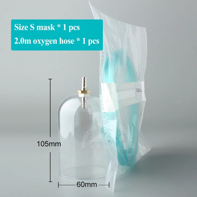 Pet Dog Oxygen Mask Kit Oxygen Inhalation Atomizing Mask for Long-nosed ...