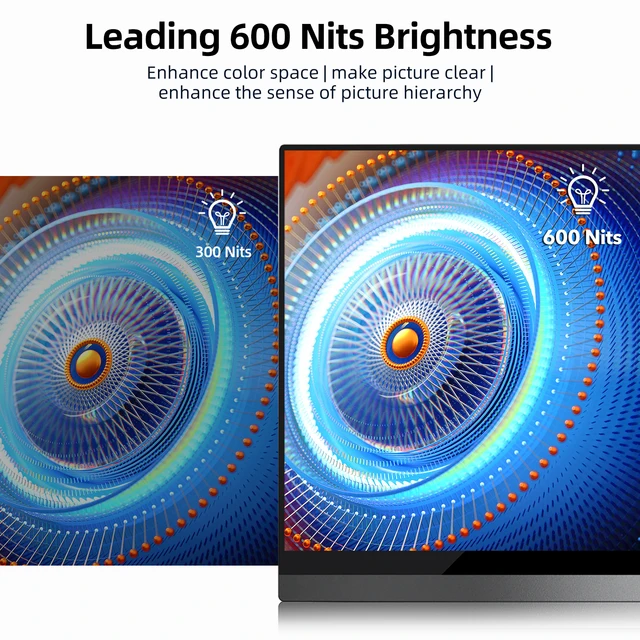 UPERFECT Unify S 4K Portable Monitor Touchscreen 15.6” Gravity Sensor ...