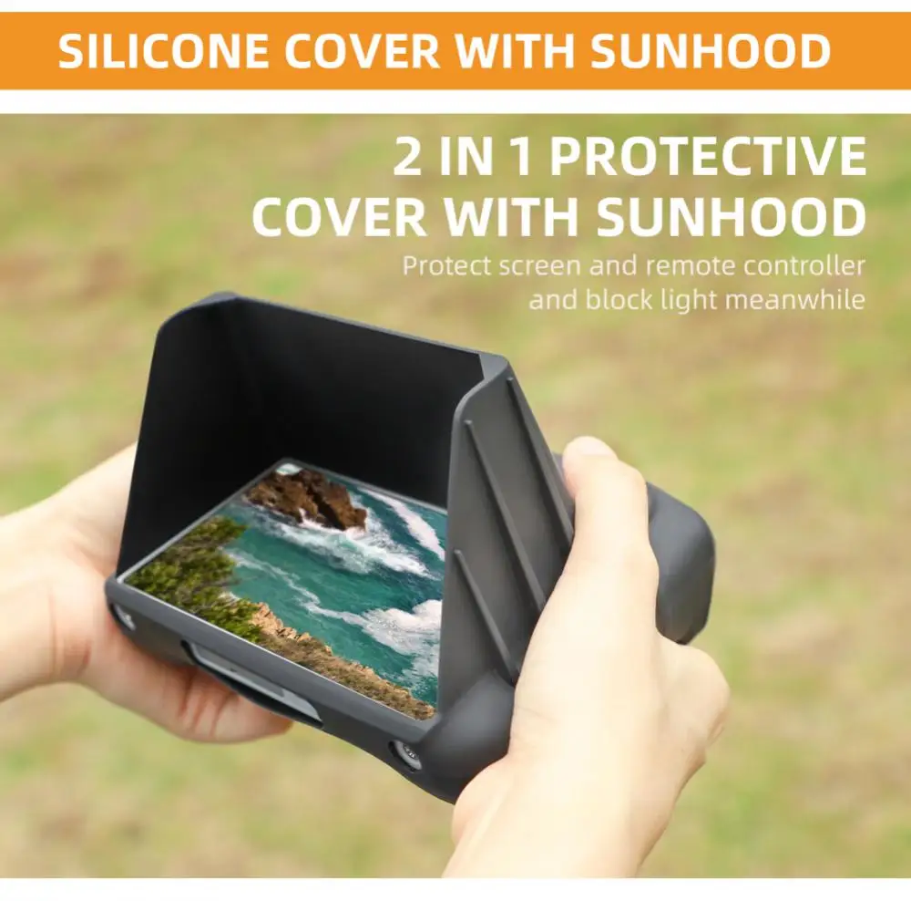 Sunnylife For DJI RC Remote Controller Screen Silicone Protection Cover ...