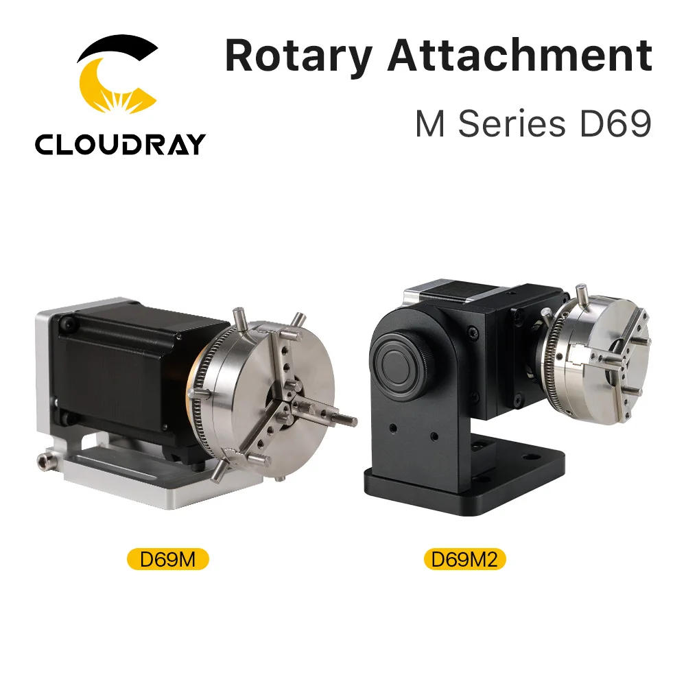 Cloudray Rotary Device Rotation Axis Laser Marking Machine D69M/M2 RA-M ...