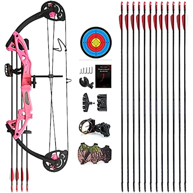 Pink And Black Bow And Arrow