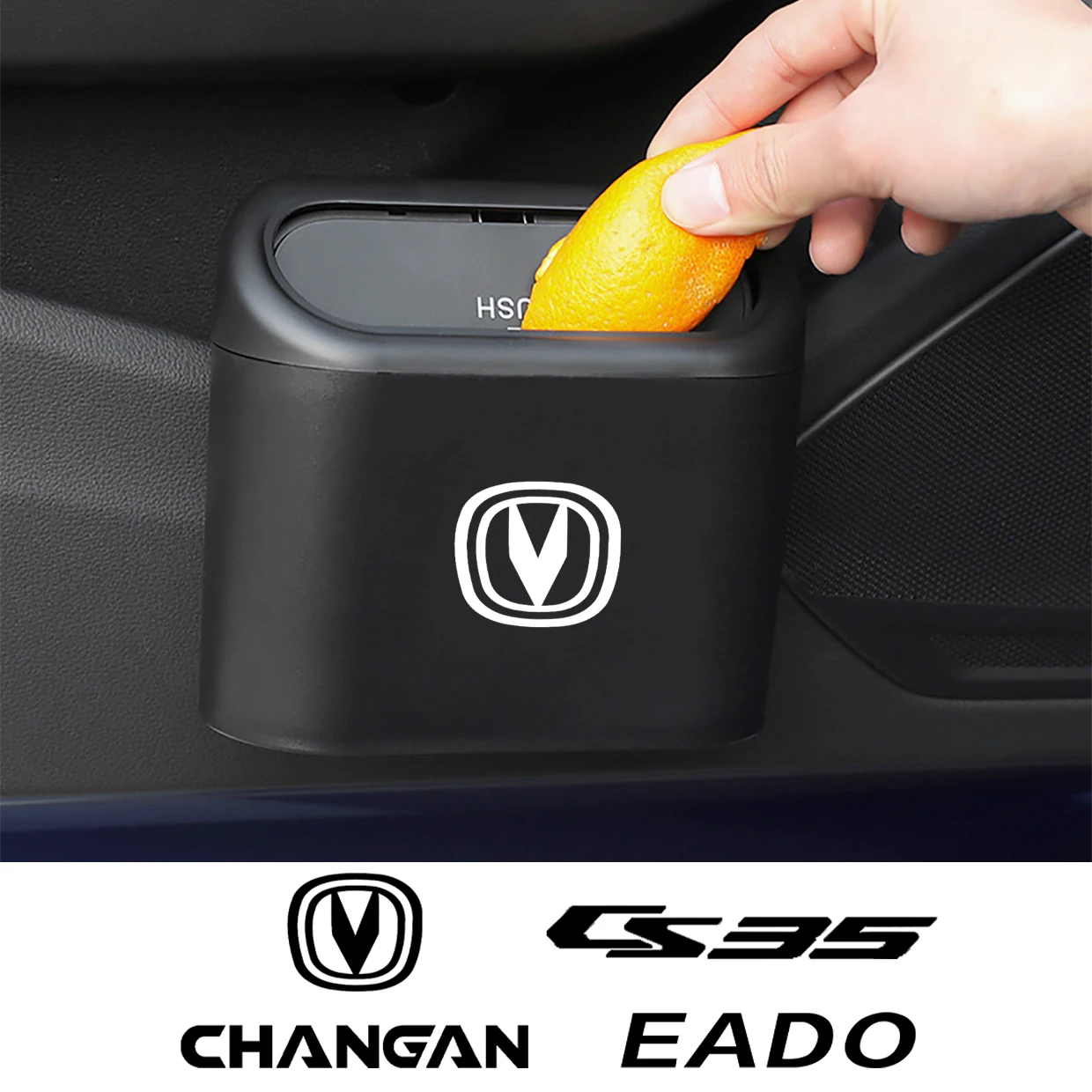 ABS-Hanging-Car-Trash-Portable-Storage-Box-For-Changan-CS15-CS35-CS55 ...