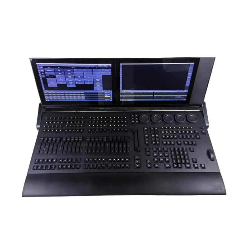 Console-com-Flight-Case-Dual-Screen-MA3-onPC-Compacto-XT-DMX-Dimmer-de ...