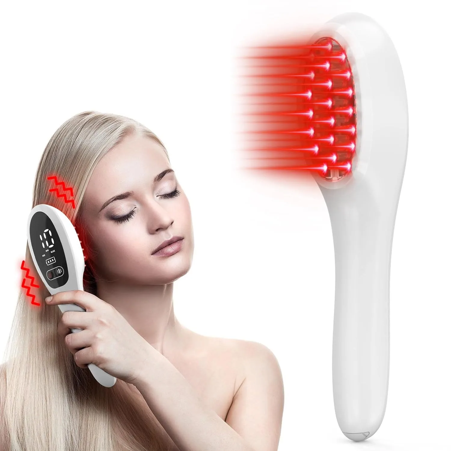 Electric-Laser-Hair-Growth-Comb-Anti-Hair-Loss-Therapy-Comb-Infrared ...