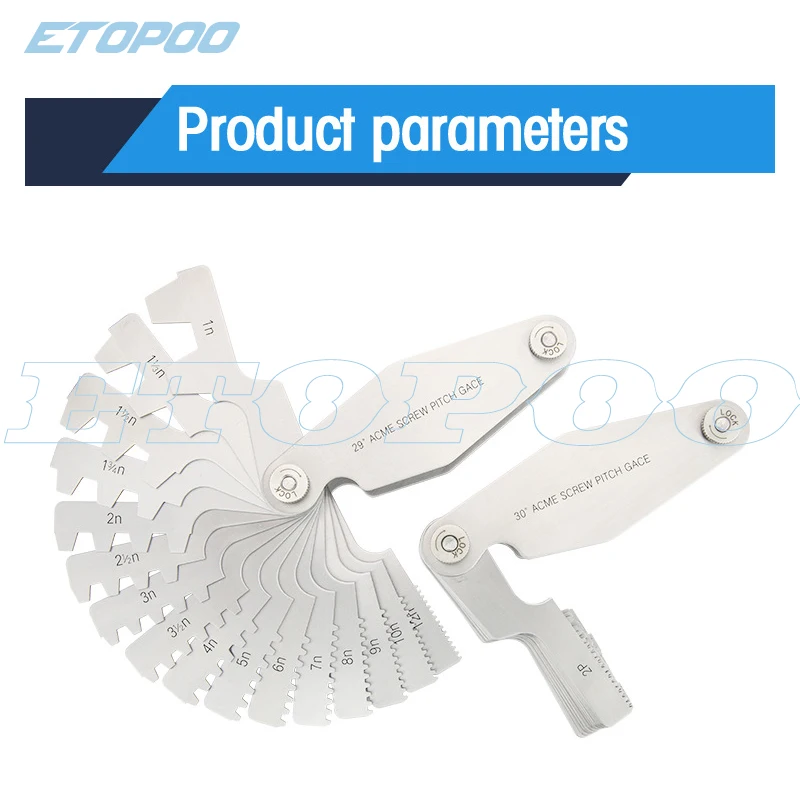29 30 Degree Optional Screw Pitch Measuring Tool Screw, 57% OFF