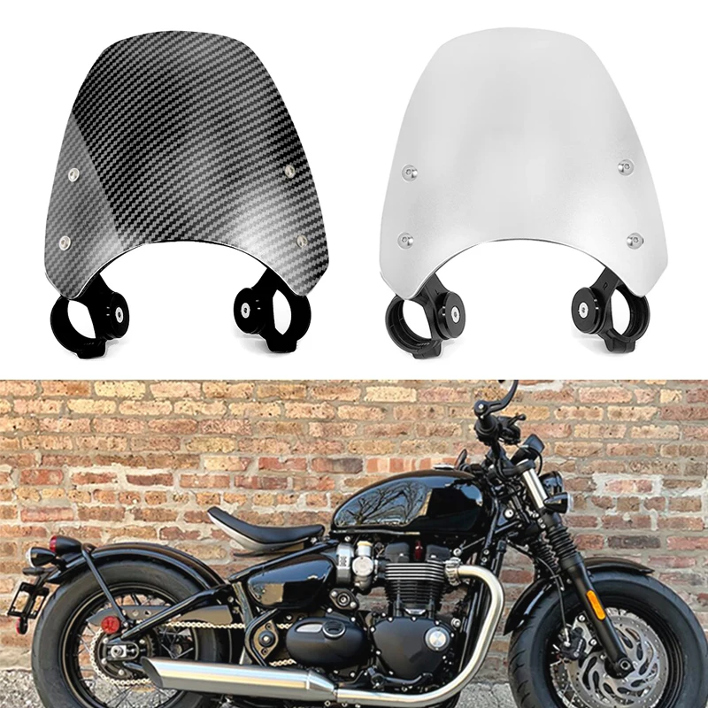 Motorcycle Windshield Windscreen Wind Deflector Guard Airflow ...