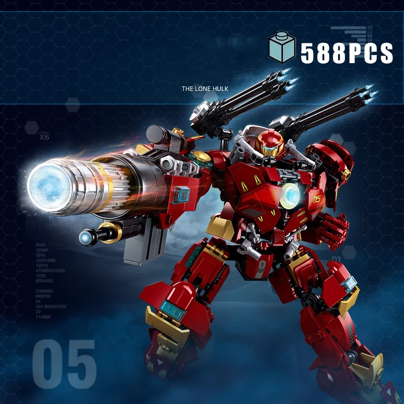 New-Mecha-Robot-Building-Blocks-Set-Armor-Movie-Kai-Warrior-Mech-Bricks ...